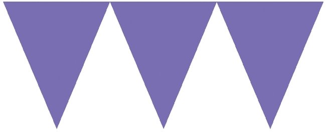Banderín de papel morado-4,5m - LIRAGRAM