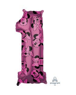 Forma Numero 4 Rosa: Minnie 65cm - LIRAGRAM